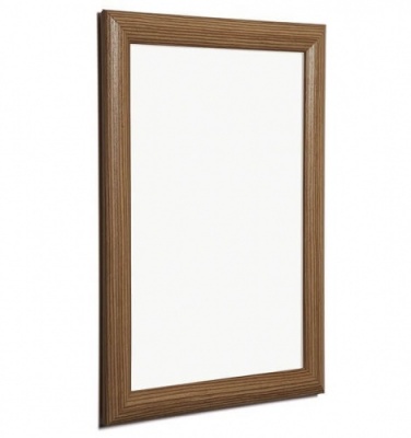 A4 Wood Effect Counter Stand Snap Frame - Braccio.co.uk