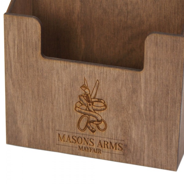 A5 Wooden leaflet holder / dispenser - Braccio.co.uk