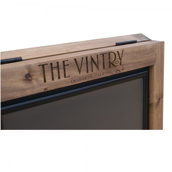 Grosvenor Premium Wooden A-board with Personalisation - Braccio.co.uk