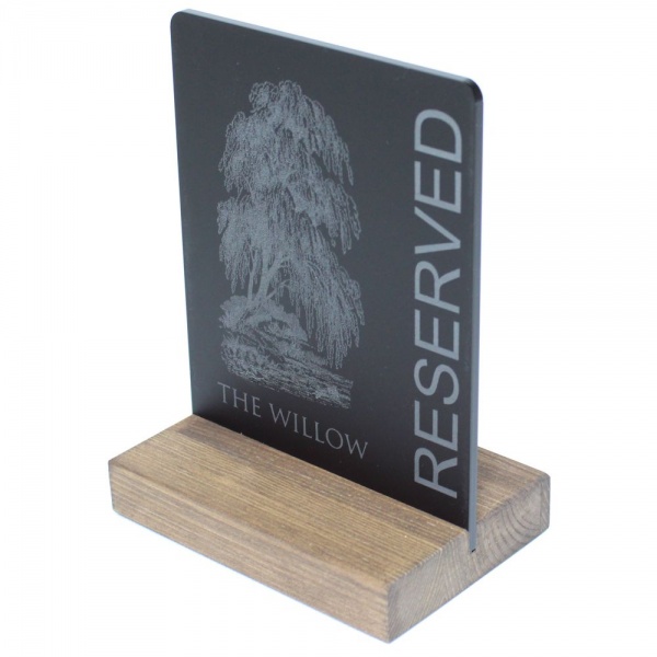 Reserved Table Signs - Braccio.co.uk