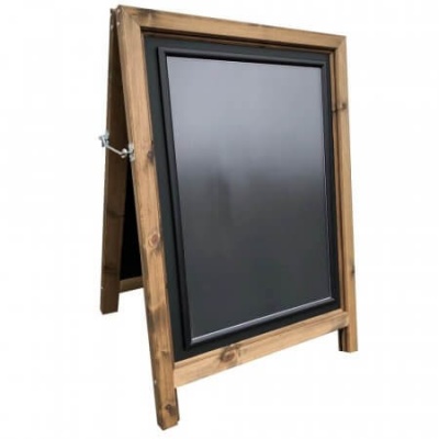 Grosvenor Premium Wooden A-board with Personalisation - Braccio.co.uk