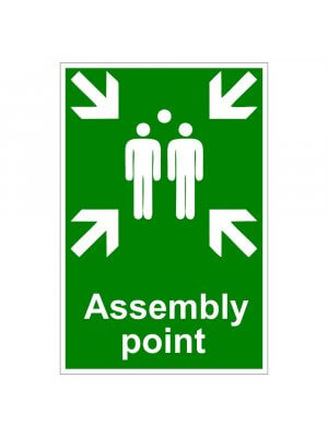 Refuge Assembly Point Signs - Foamex, Vinyl, Dibond, Rigid Plastic ...