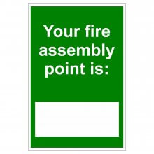 Fire Assembly Point Signs - Letter A - Foamex, Vinyl, Dibond, Rigid ...