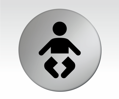Baby Change Facilities Information Door Sign - Braccio.co.uk