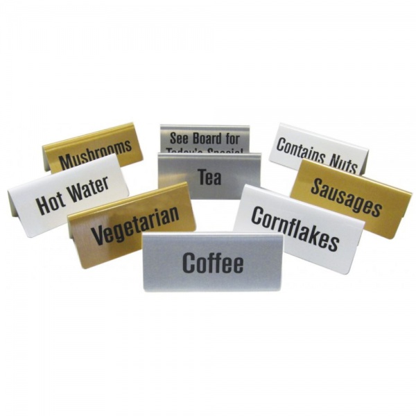 Allergy Buffet Signs - Braccio.co.uk