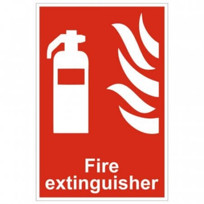 For Use On Any Fires Extinguisher Sign - Foamex, Vinyl, Dibond, Rigid ...