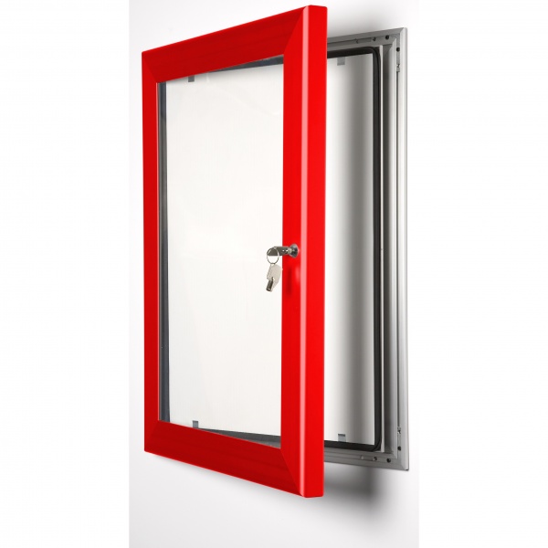 Key Lock Secure External Coloured Noticeboard, A4, A3, A2, A1, A0 ...