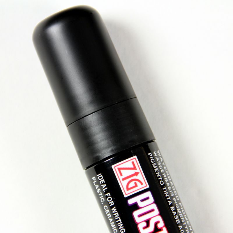 Black Posterman Wet Wipe Pen - 15mm Nib - Braccio.co.uk