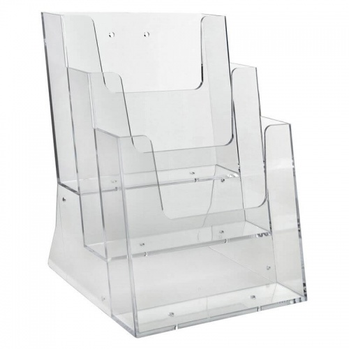 tiered acrylic leaflet holders - Braccio.co.uk