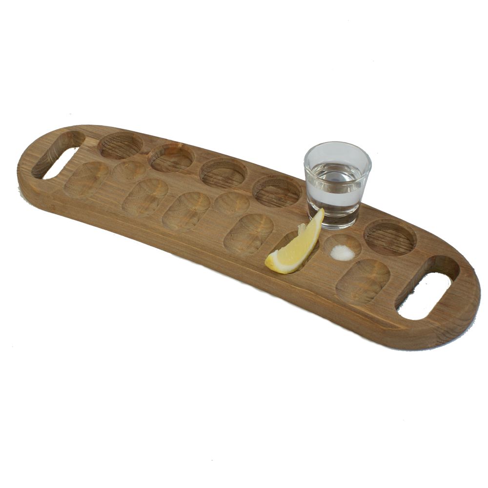 6 Shot Tequila Flight Board - Braccio.co.uk