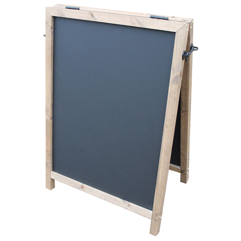 A1 Wooden Chalkboard A-boards with Poster Frame Option - Braccio.co.uk