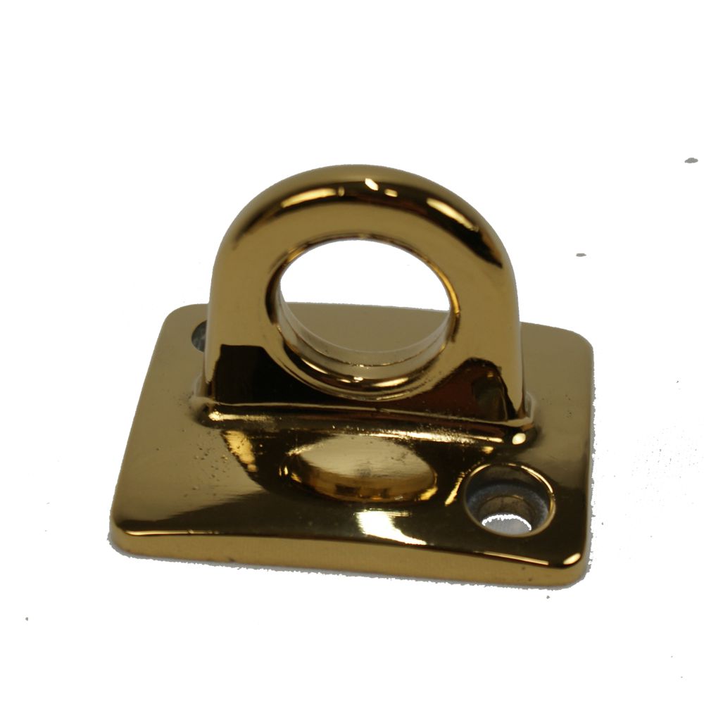 Brass Wall Plate For Ropes - Braccio.co.uk