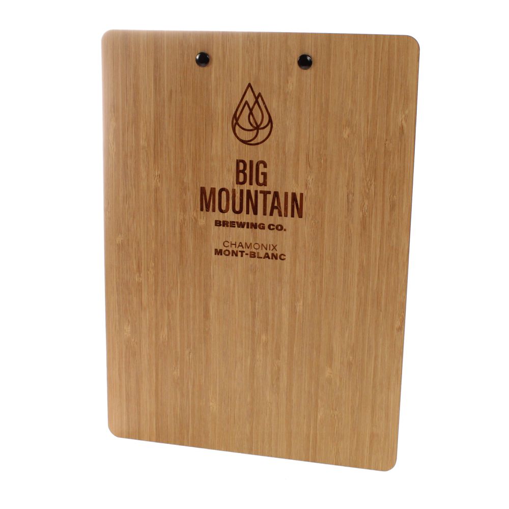 Bamboo Wooden Menu Clipboards - Braccio.co.uk