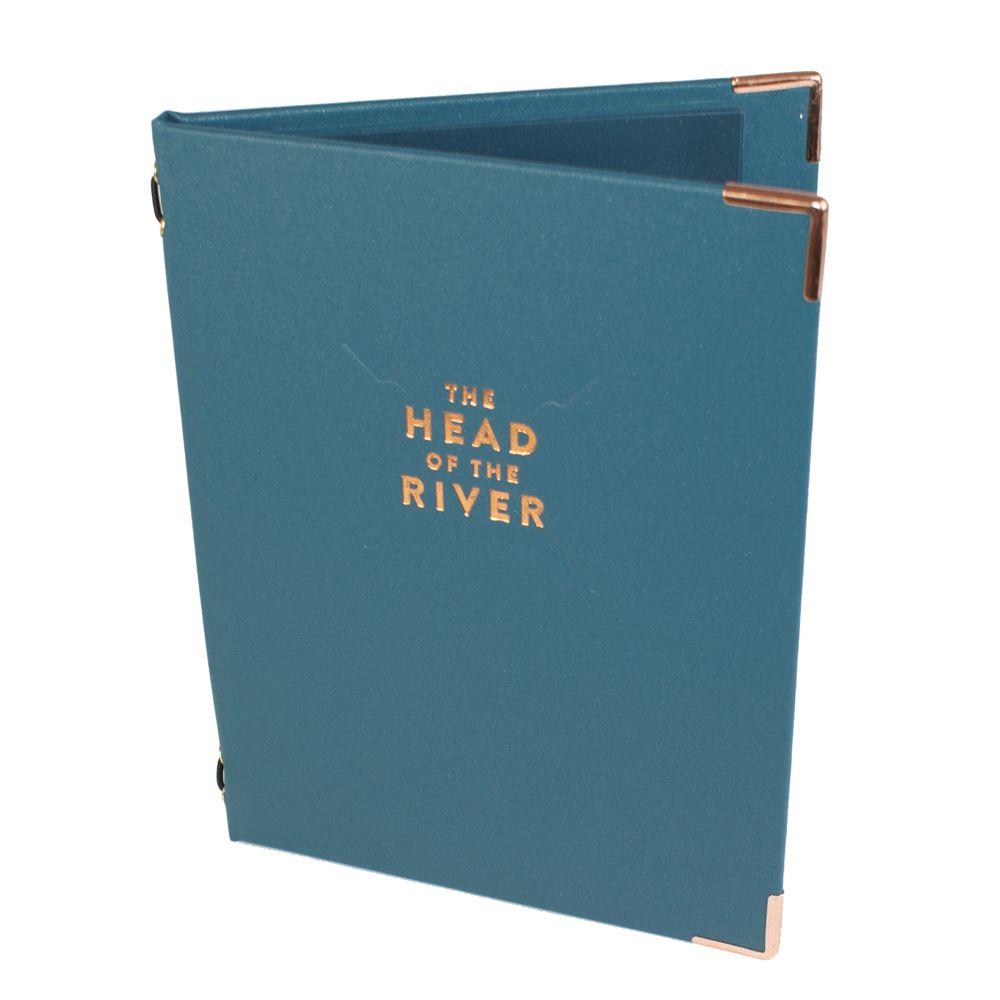 Clarkson A4 Menu Textured Hard Wearing Cover - Braccio.co.uk