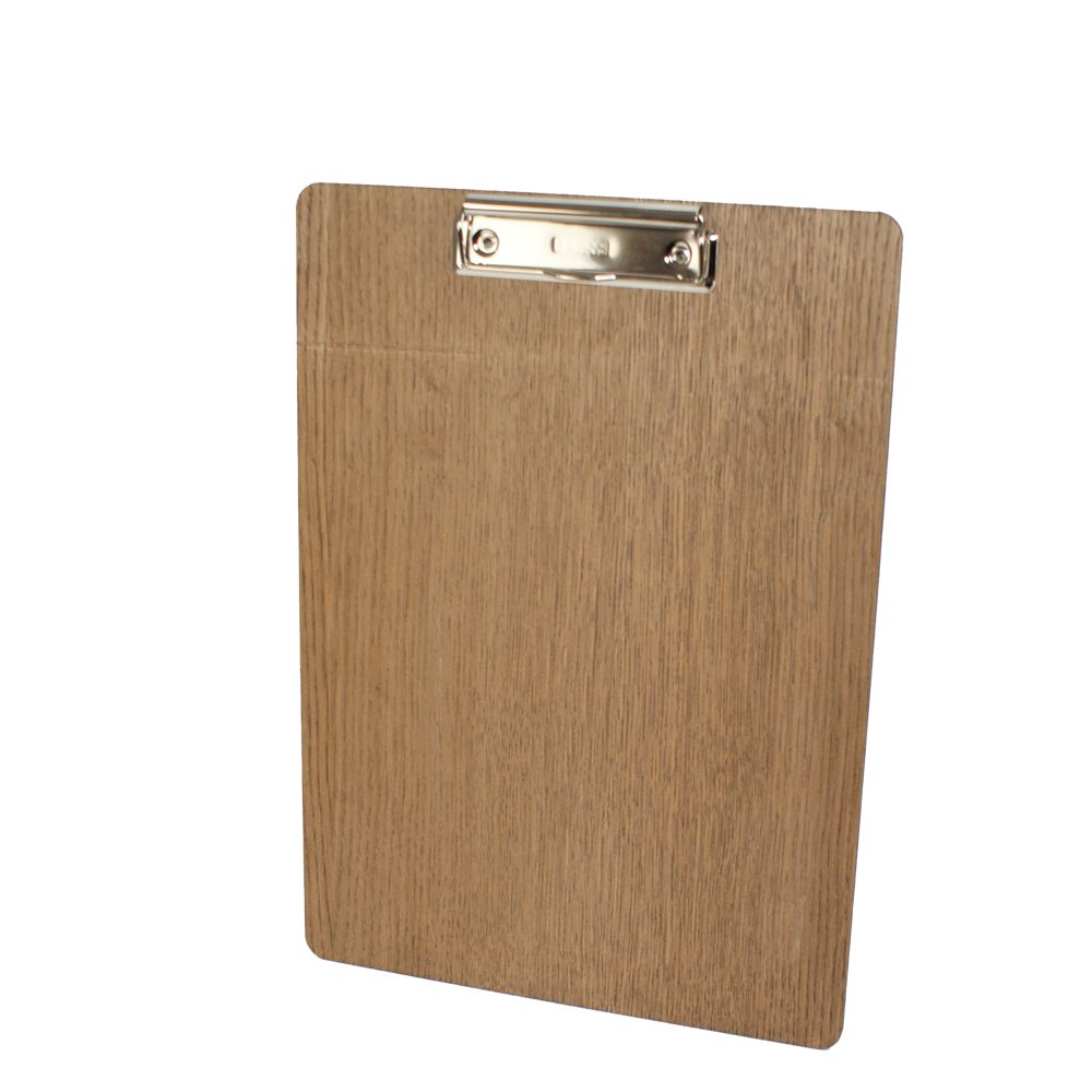 Oak Veneer Wooden Menu Clipboards - Braccio.co.uk