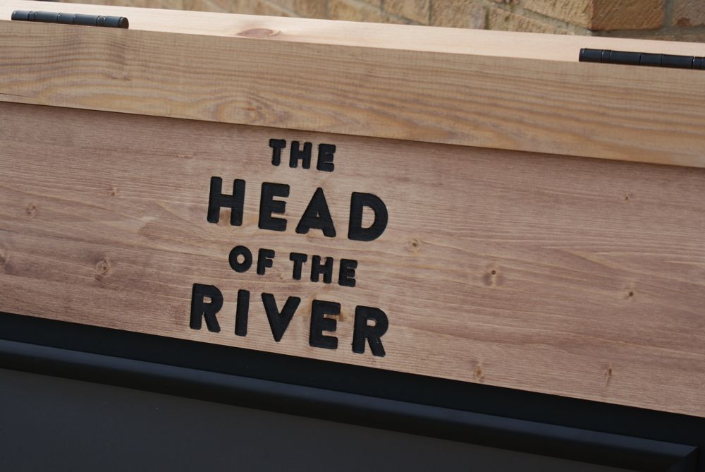 Windsor Premium Wooden A-board with Personalisation - Braccio.co.uk