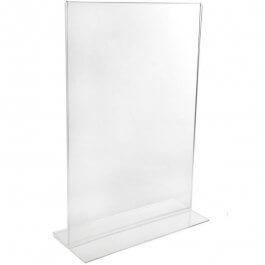 Portait Acrylic A3 Leaflet Holder - Braccio.co.uk