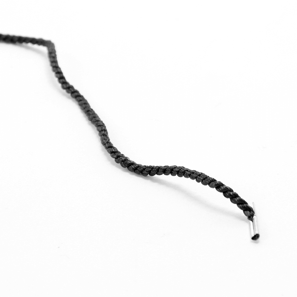 Black Corded Tag Fixings for Clear Pockets - Braccio.co.uk