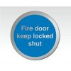 Fire Door Disc Signs - Fire Door Keep Locked Shut - Braccio.co.uk