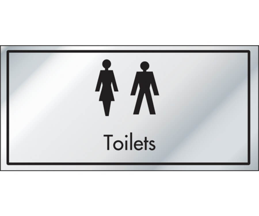 Toilets Information Door Sign - Braccio.co.uk