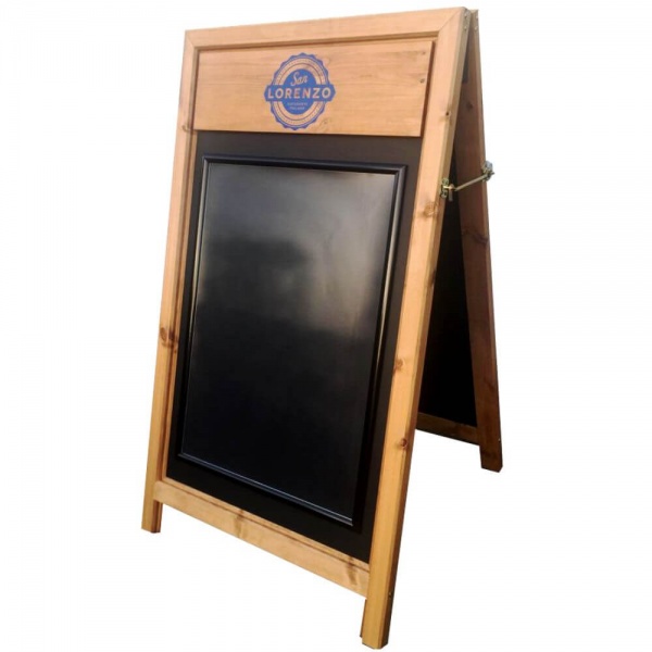 Grosvenor Premium Wooden A-board with Personalisation - Braccio.co.uk